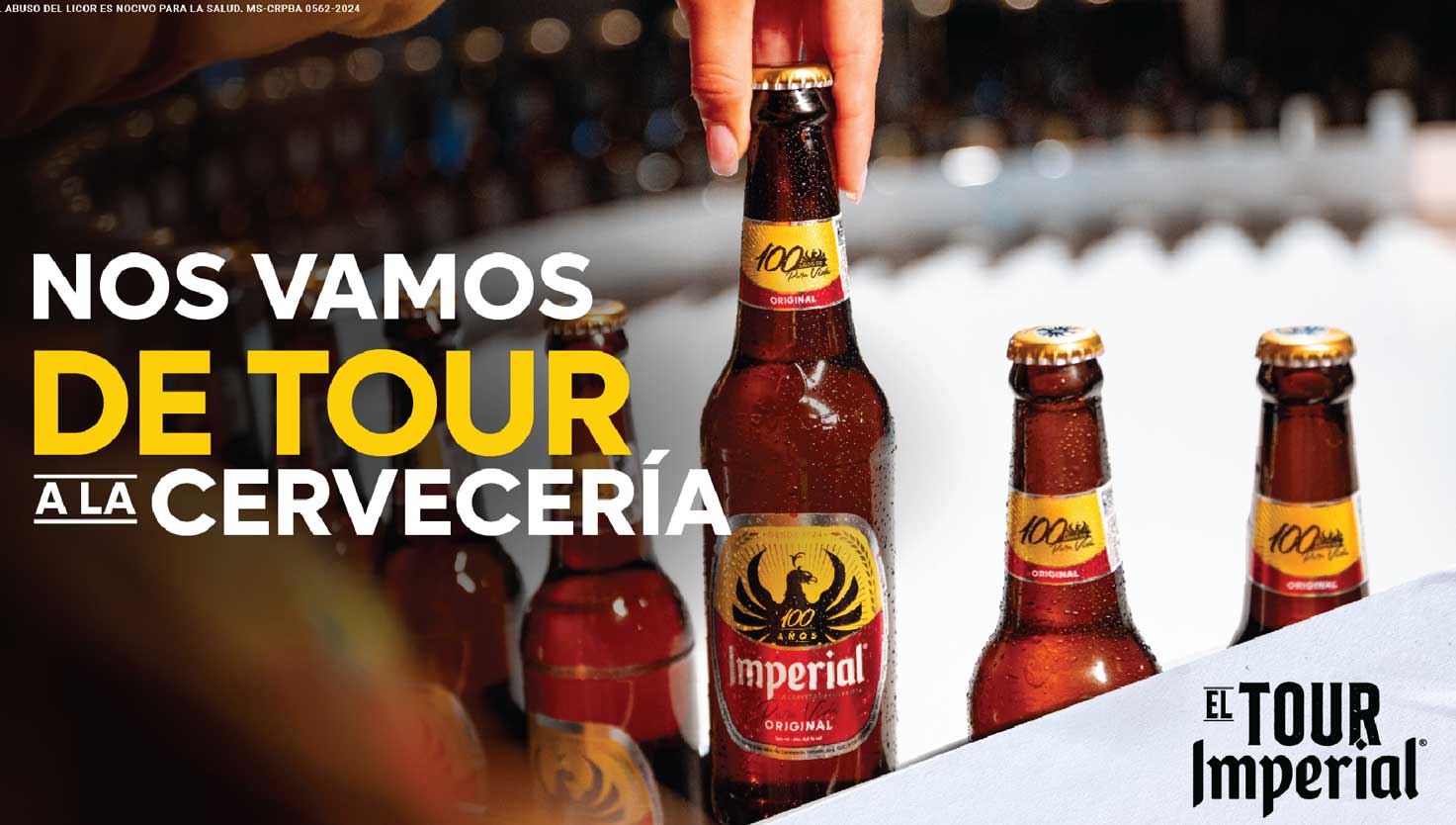 Cervecería abre sus puertas con el "Tour Imperial" por los 100 años