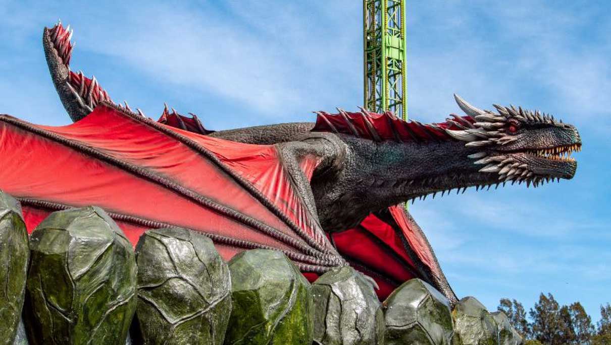 Parque Diversiones anuncia Dragonix una nueva atracción